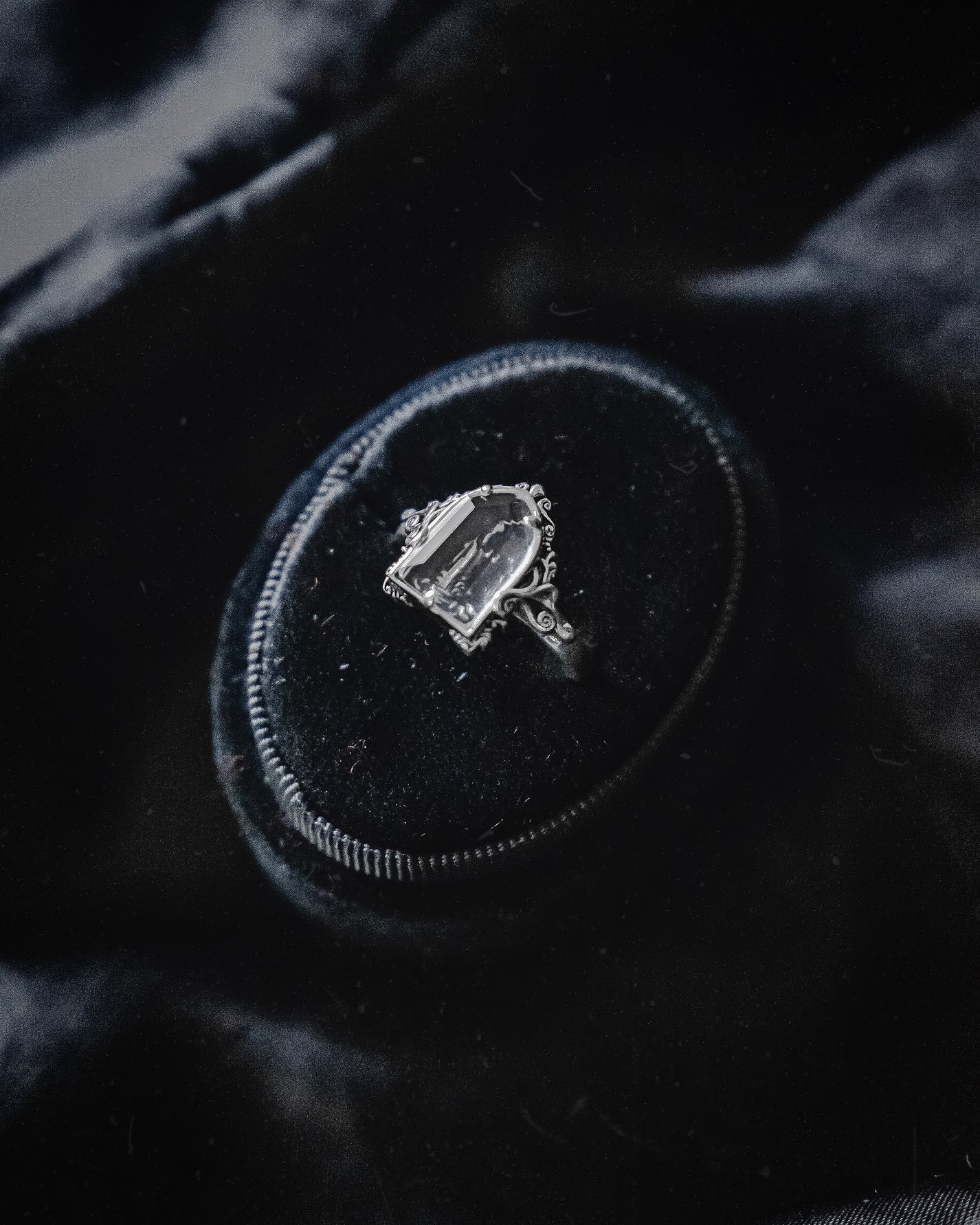 The "Mourning Candle” Glass Casket Ring – petalsandpoison